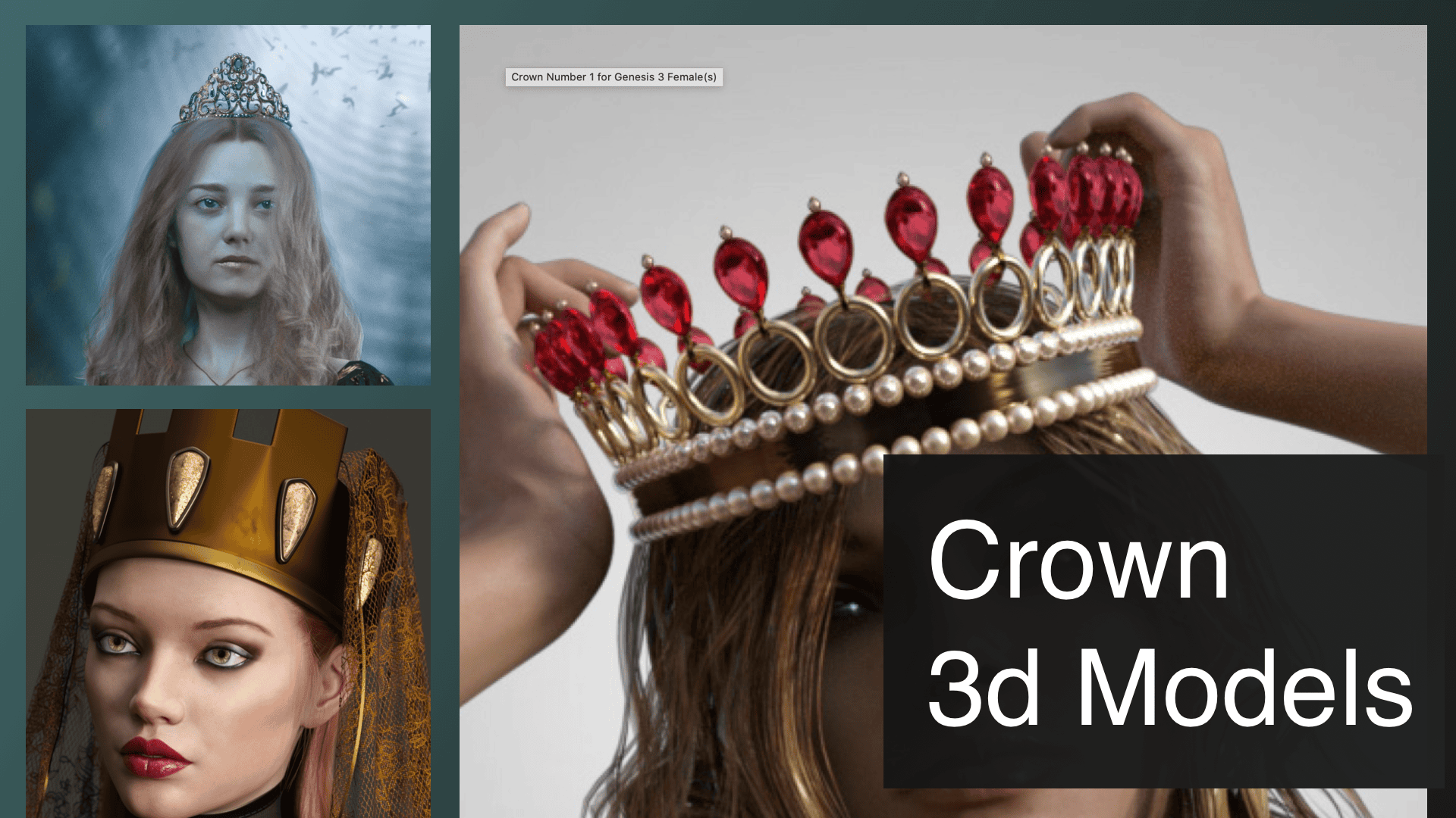 Top Crown 3d Models [2024] - RenderGuide.com