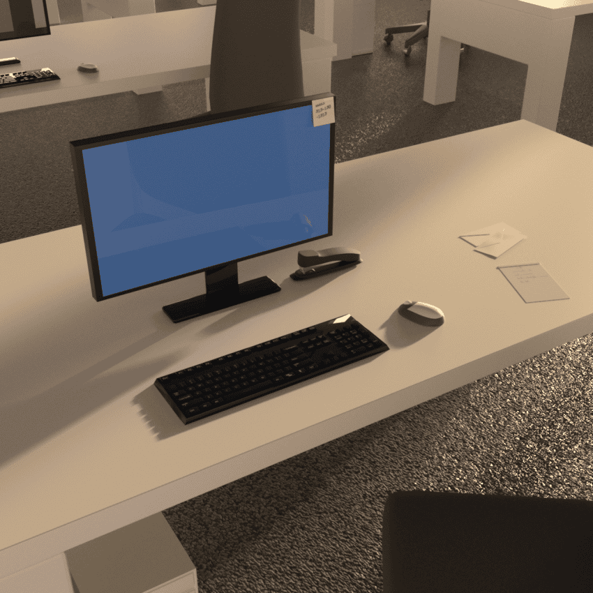 Office Space 3d Model - RenderGuide.com