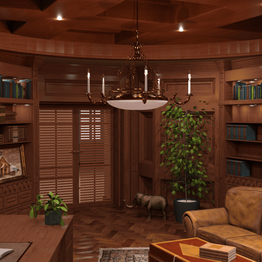 University Office 3d Model - RenderGuide.com