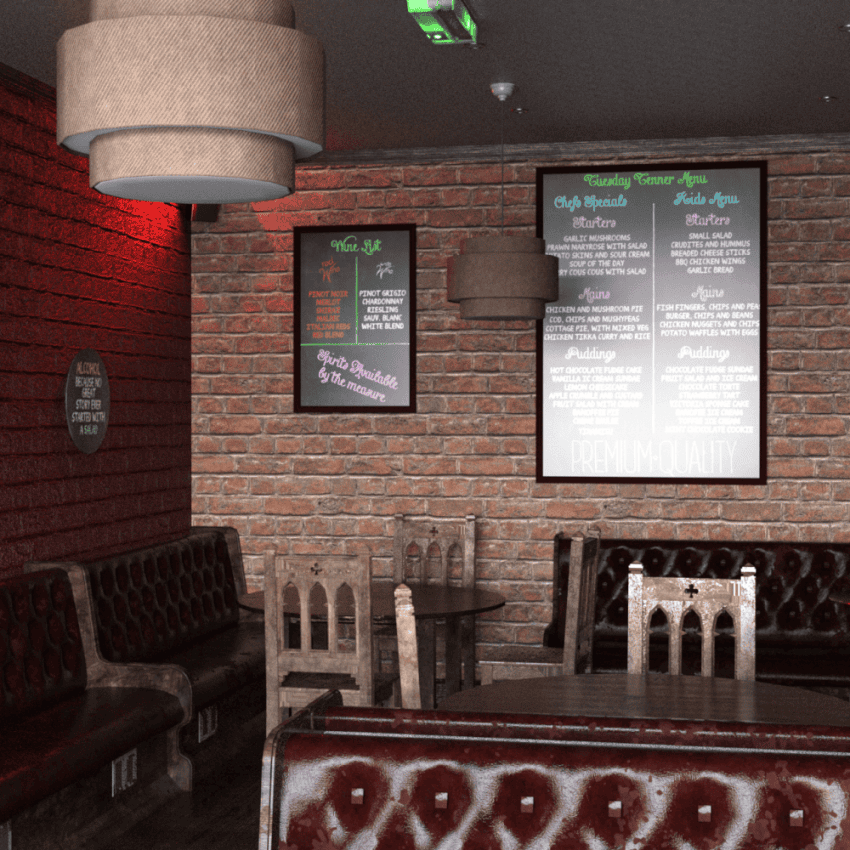Vintage Bar 3d Model - RenderGuide.com