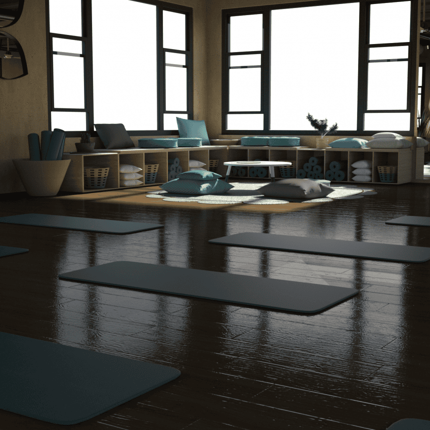 Yoga Studio 3d Model - RenderGuide.com